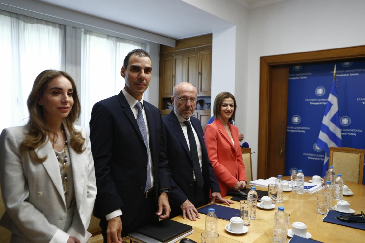 Στο υπουργείο Υγείας ο Κυριάκος Μητσοτάκης - Πώς τον υποδέχθηκαν (Pics)